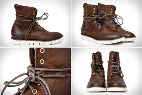 Башмаки Ankle Boot с кожаными шнурками