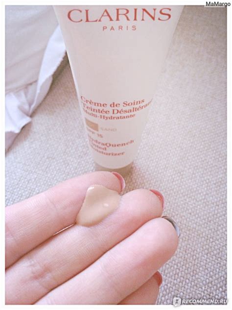 Крем для лица Clarins Интенсивно увлажняющий с легким тоном, улучшающий ...
