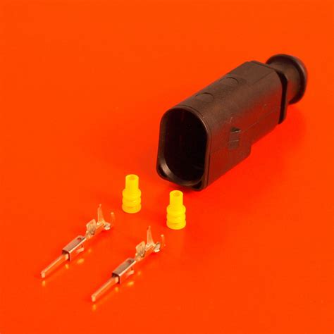 VW AUDI VAG - 1J0 973 802 - 2 Pin Sealed Male JPT Connector Kit ...
