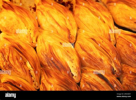 Pastizzi at a baker's in Valletta, Malta. The savoury pastries are a ...