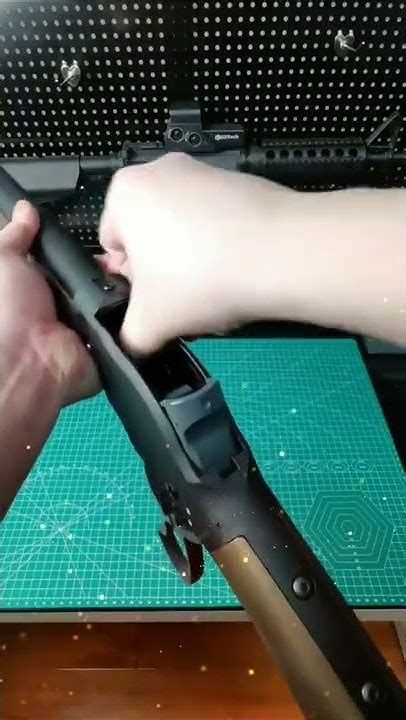 Винчестер M1887 игрушка с Aliexpress игрушка для стрельбы - YouTube