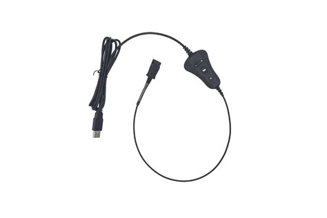Шнур-переходник VT с QD(P) на USB (01) для подключения гарнитур VT к ...