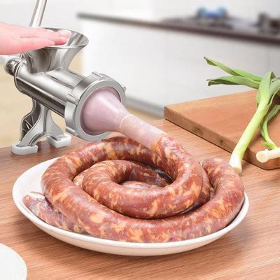 Машина за пълнене на колбаси Клизма Ръчен резервоар за месомелачка ...