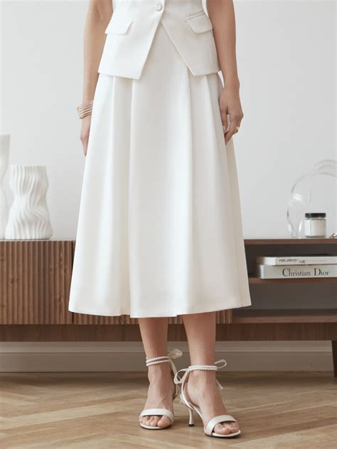 Юбка миди с крупными складками :: LICHI - Online fashion store