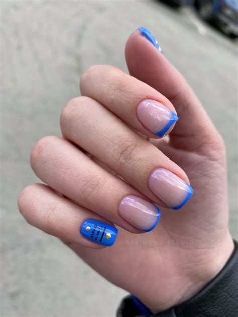 Цветной френч | Nails, Beauty