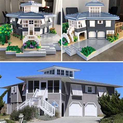 Нью-йоркский дизайнер воссоздаёт дома из LEGO (14 фото)