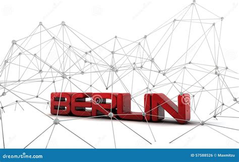Berlin text stock illustration. Illustration of alphabet - 57588526