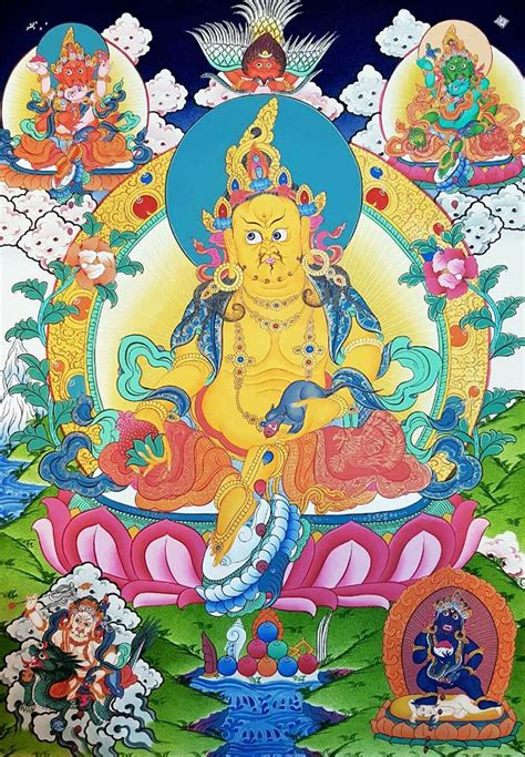 The god of wealth and abundance Vaisravana. He is also patron of the ...