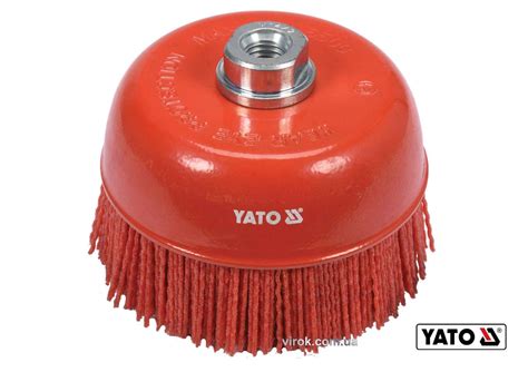 Щетка Чашка Зачистная с Нейлона для УШМ YATO Ø125 Мм 6500 Об/мин М14 ...