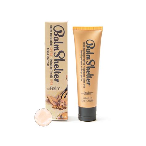 The Balm BalmShelter Tinted Moisturizer with SPF 18 - Lighter than ...
