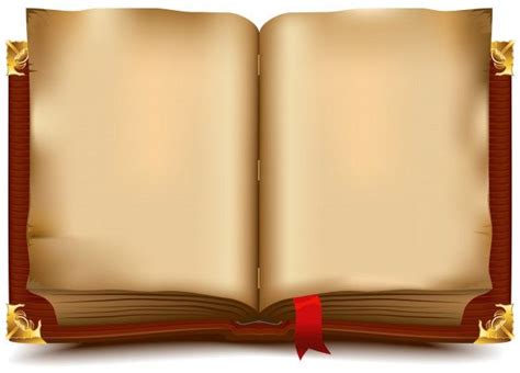 Старая открытая книга | Премиум векторы | Открытая книга, Декор из книг ...