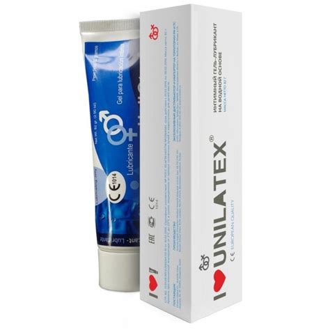 Купить Лубрикант на водной основе Unilatex Gel - 80 мл. Unilatex 1090 ...