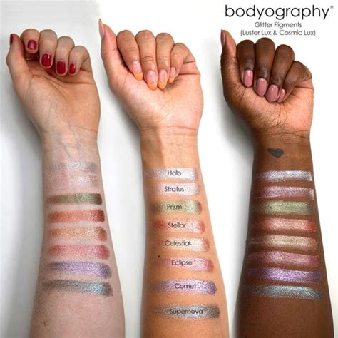 Bodyography Glitter Pigments | Official Bodyography Stockist