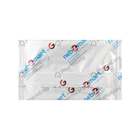 Buy Nebzmart G Packet Of 5*2ml Smartules Online at flat 15% off | PharmEasy