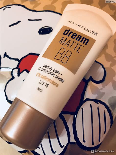 BB крем MAYBELLINE dream MATTE BB - «Отличный bb-крем для проблемной ...