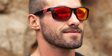 Red Polarized Lens Sunglasses | tunersread.com