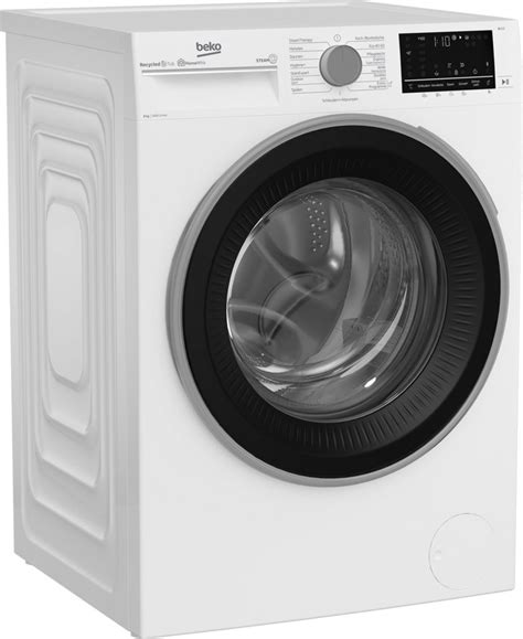 BEKO Waschmaschine b300 B3WFU58415W1, 8 kg, 1400 U/min, SteamCure - 99% ...