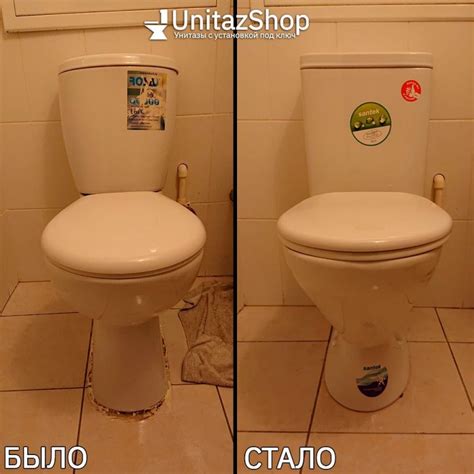 Наши работы по установке унитазов Сантек Лига - Фотоотчет UnitazShop