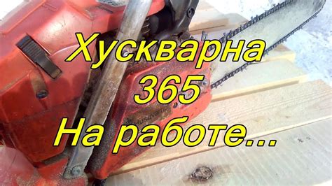 Пила Хускварна 365 на работе - Боевая бензопила -Как пилит в работе ...
