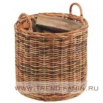 Корзина для дров круглая купить в Москве