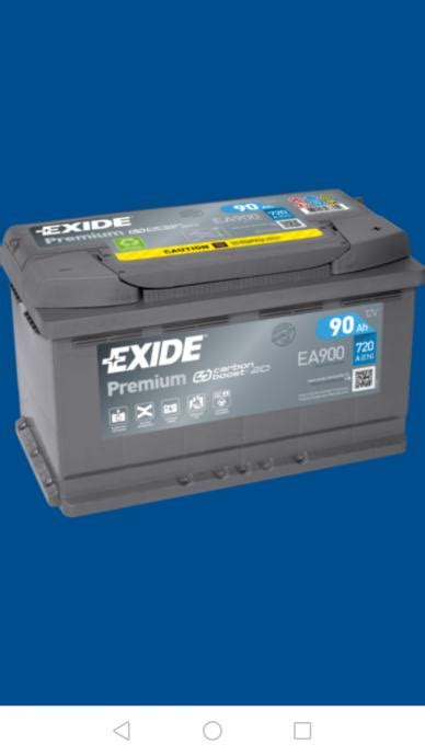 Akumulator exide premium ea900 12v 90ah