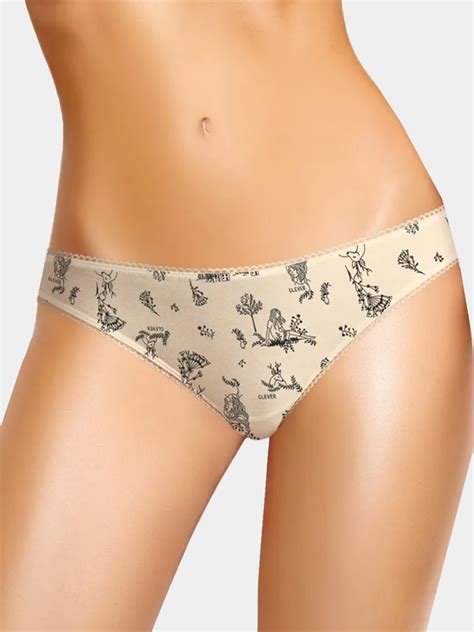 Трусы женские Clever Wear стринги купальник хлопок нижнее белье клевер ...