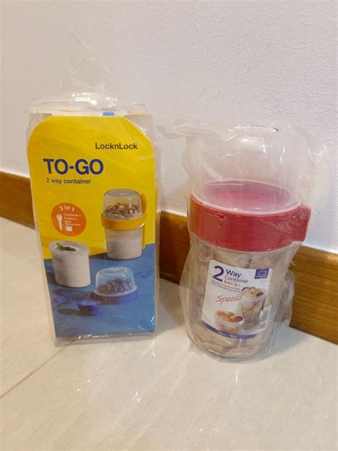 LocknLock 2 Way Container, Furniture & Home Living, Kitchenware ...