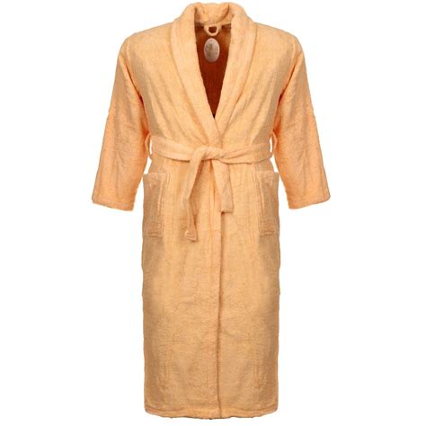 Халат женский, махровый, 100% хлопок, пудрово-желтый, L-XL, 48-50 ...