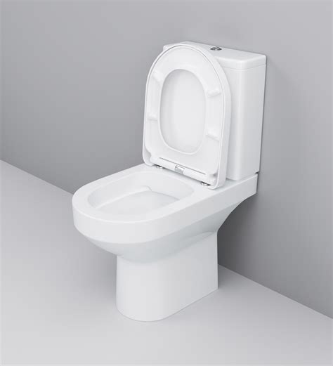 Унитаз-компакт Am.Pm Spirit V2.0 C708600WH напольный безободковый цвет ...