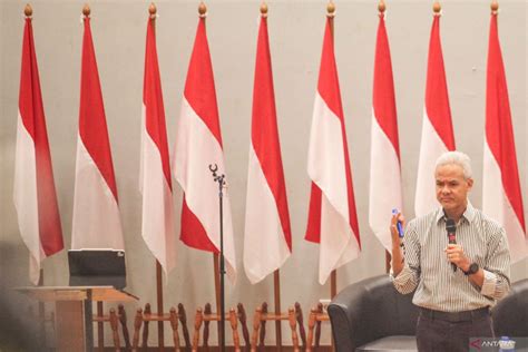 Kuliah Kebangsaan Ganjar Pranowo di Universitas Indonesia - ANTARA News