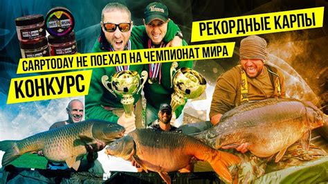 ПОЧЕМУ CARPTODAY НЕ ПОЕХАЛИ НА ЧЕМПИОНАТ МИРА? // РЕКОРДНЫЕ КАРПЫ ...