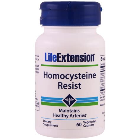 Life Extension, Homocysteine Resist, 60 Vegetarian Capsules - iHerb.com