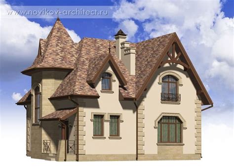 Типовой готовый проект дома из газобетона купить | Casas de dos plantas ...