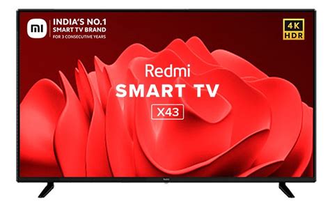Xiaomi представила 4K-телевизор Redmi Smart TV X43 | KV.by