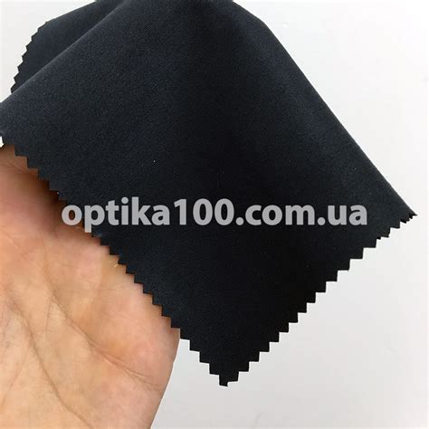 Черная салфетка микрофибра для оптики, очков, телефонов, экранов — купить