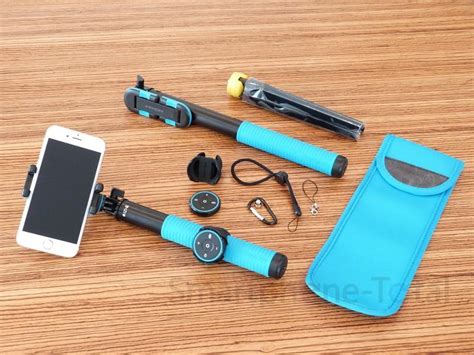Momax Selfie Hero 150cm - Bluetooth App + Zubehör, blau | Universal ...