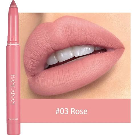 Водонепроницаемый матовый карандаш для губ nude pink | AliExpress