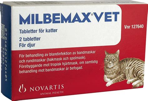 Milbemax vet. för katter tabletter 2 st • Köp på Djurfarmacia Apoteket ...