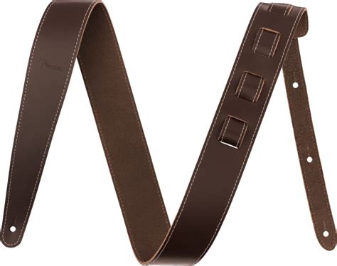 Кожаный ремень для гитары Fender 2" Essentials Leather Strap, Brown ...