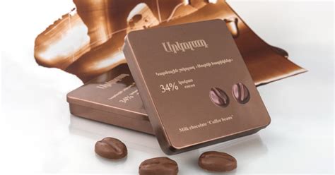 Arcolad - Milk chocolate 34 % cocoa "Coffee beans", 77 g