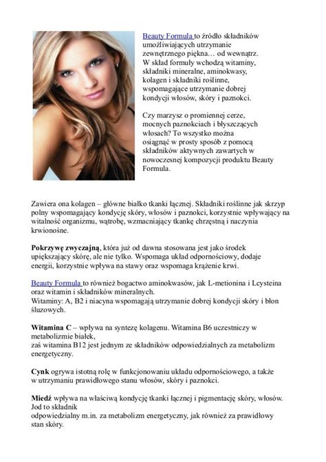 Beauty formula