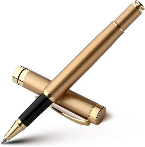 BEILUNER Ballpoint Pens, Stainless Steel with Chrome Trim, Luxury ...