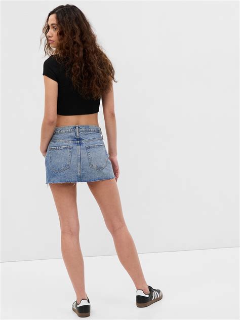 Bear Dismantle twenty gap denim mini skirt cruise Persuasive Gaseous