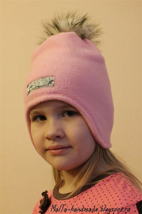 malta-handmade: Флисовая шапка с выкройкой Free pattern of fleece hat ...
