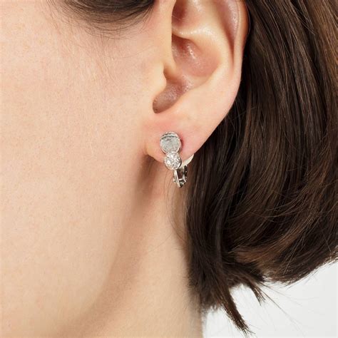Клипсы Swarovski белые - купить за 3000 ₽ | SFS