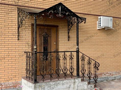 Кованая входная группа | Дом, Крыльцо загородного дома, Крыльцо