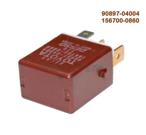 90987-04004 Genuine Toyota Lexus (99-17) Brown Multi-Use Relay Denso ...