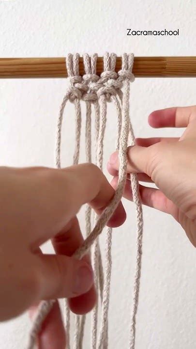 Плотная сетка из армянских узлов #макраме #урокимакраме #diy #macrame ...
