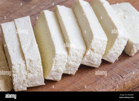 raw soya tofu on table Stock Photo - Alamy