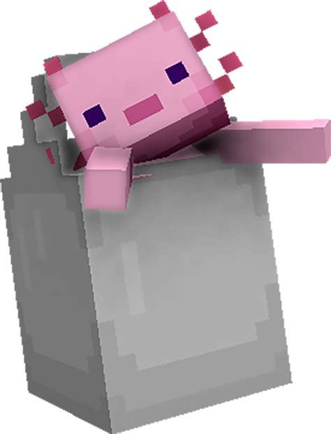 Текстуры Анимированный аксолотль для Minecraft на Android